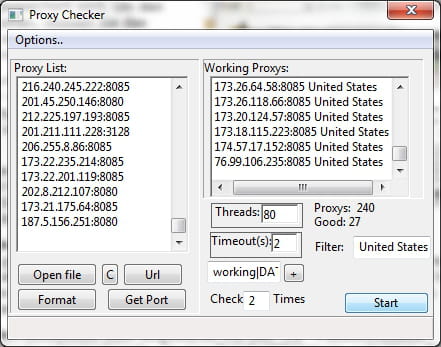Proxy Check Tool