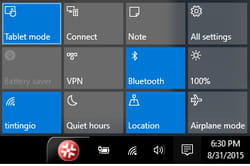 Windows 10: Tablet-Modus aktivieren
